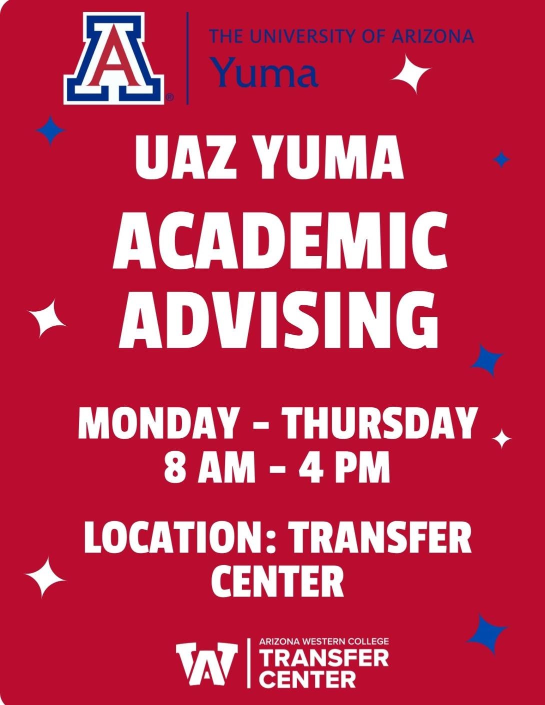 UAZ Yuma Academic Advising at the AWC Transfer Center | Arizona Western College